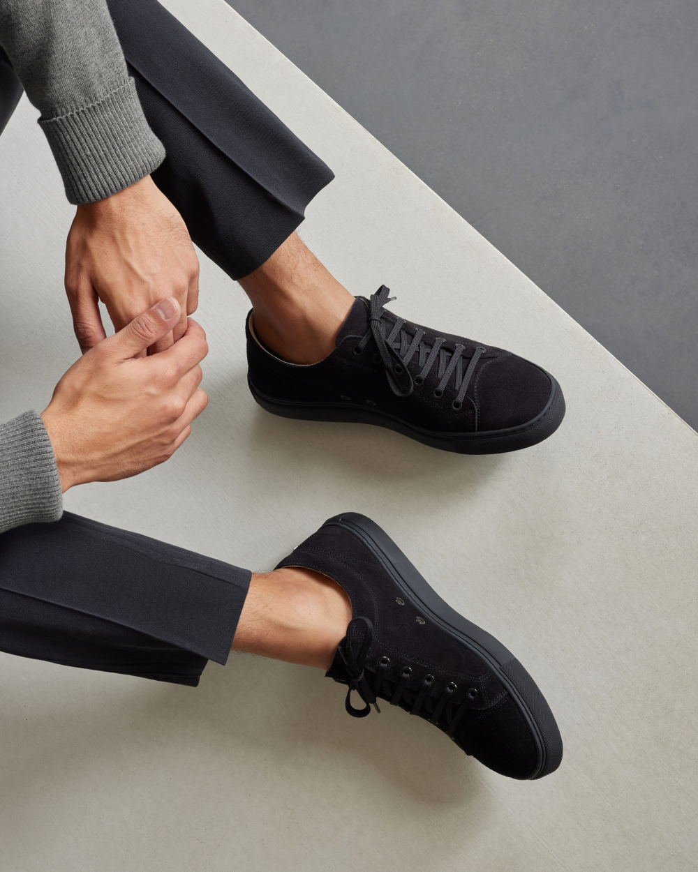 Loafers Men Suede Beige - LS 01 Jet Sand